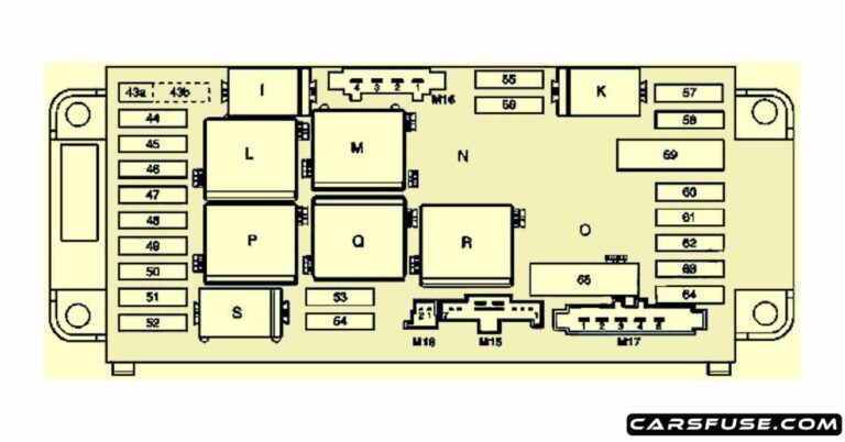 2000-2007 Mercedes-Benz C-Class W203 Fuses & Relays