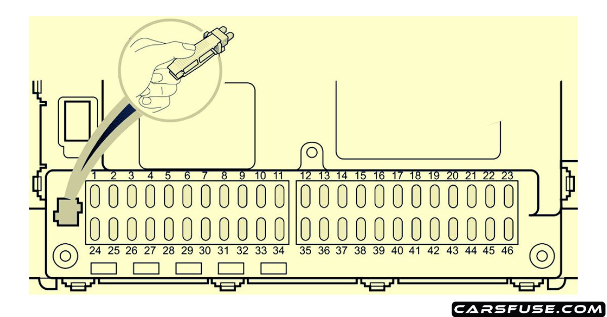 2014-2016 MG MG6 Fuse Box Diagram
