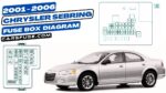 2001-2006 Chrysler Sebring fuse box diagram (ST-22/JR)