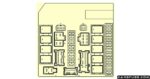 2005-2008 Renault Modus fuse box diagram