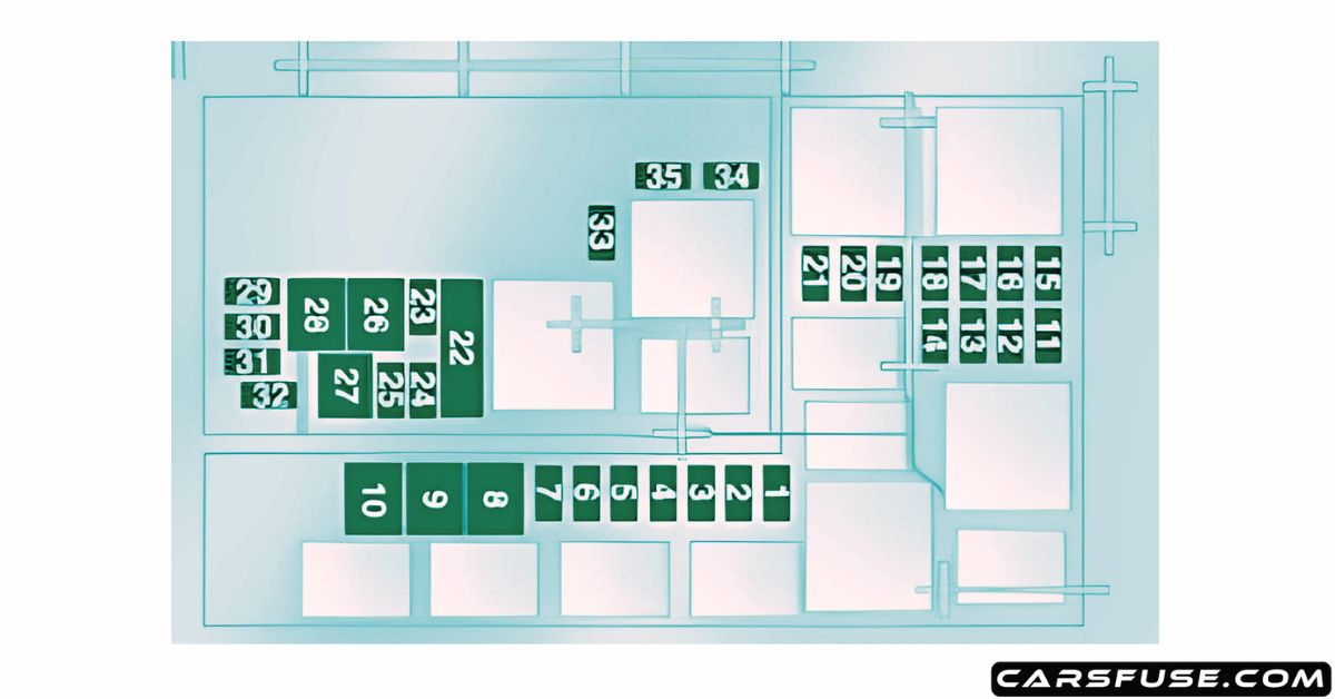 2006-2014 Vauxhall/Opel Corsa D fuse box diagram