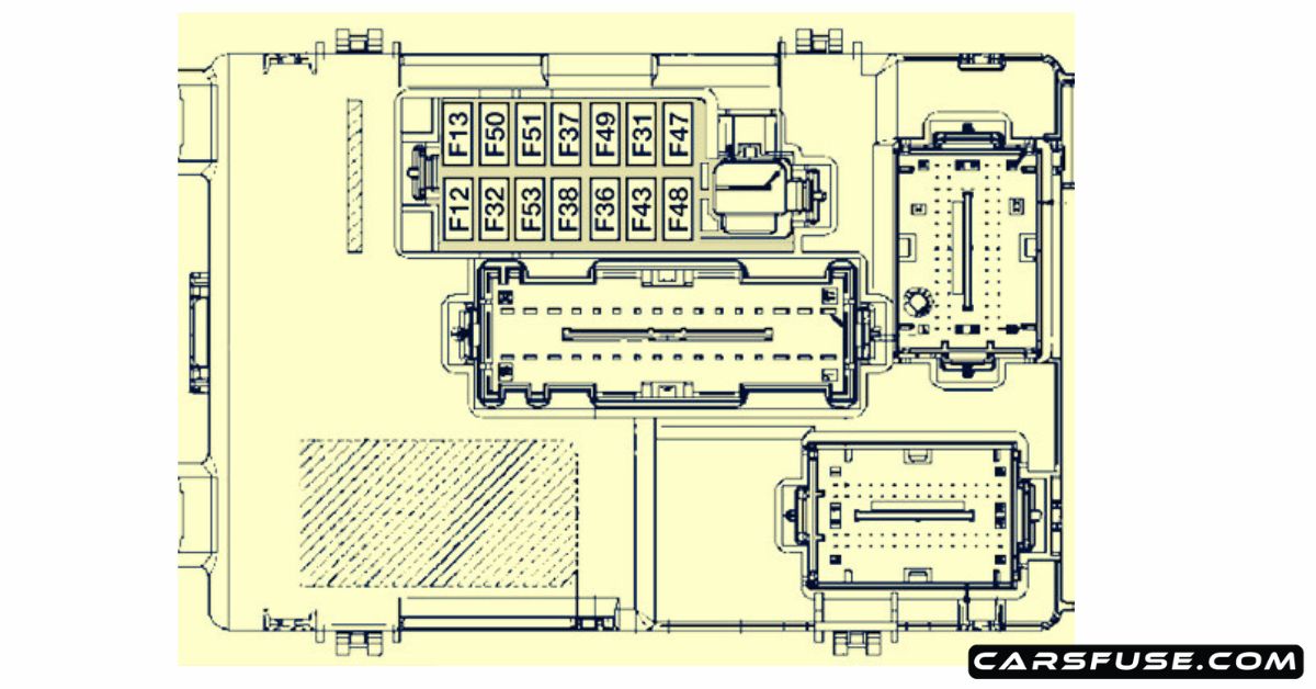 2012-2019 Fiat 500/500C fuse box diagram