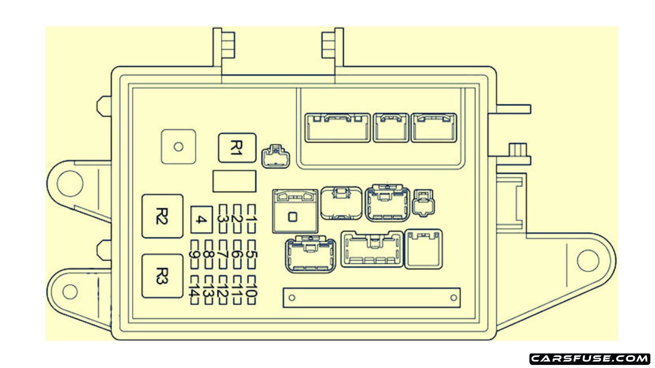 2000-2006 Lexus LS430 (XF30) fuse box diagram
