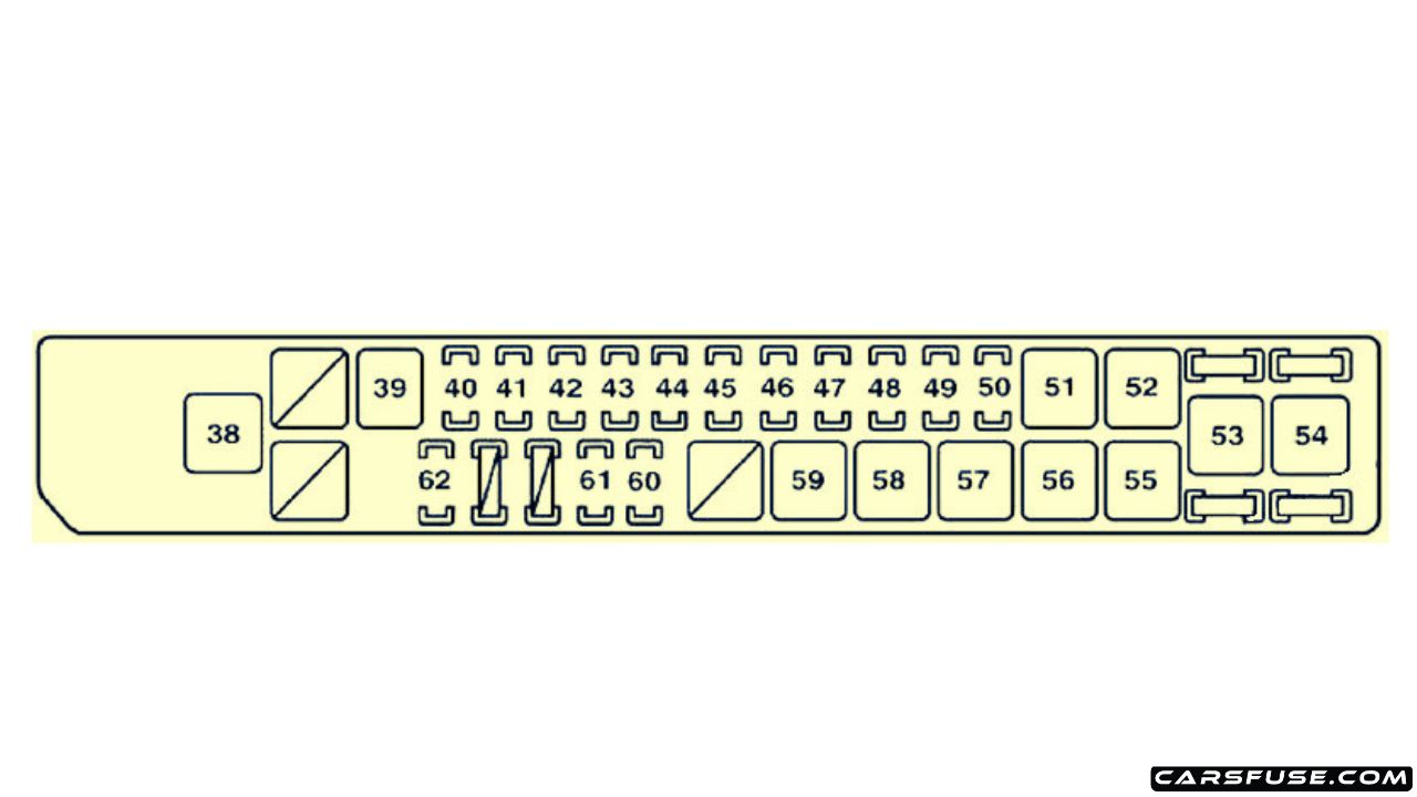 2001-2010 Lexus SC430 (Z40) fuse box diagram