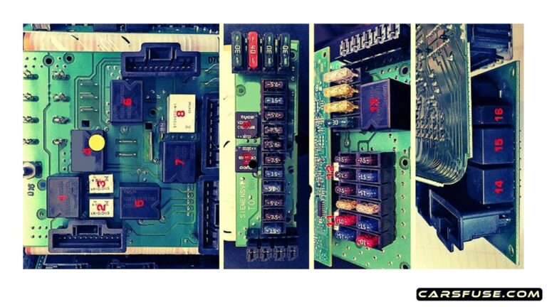 2002-2007 Smart Fortwo (W450) fuse box diagram