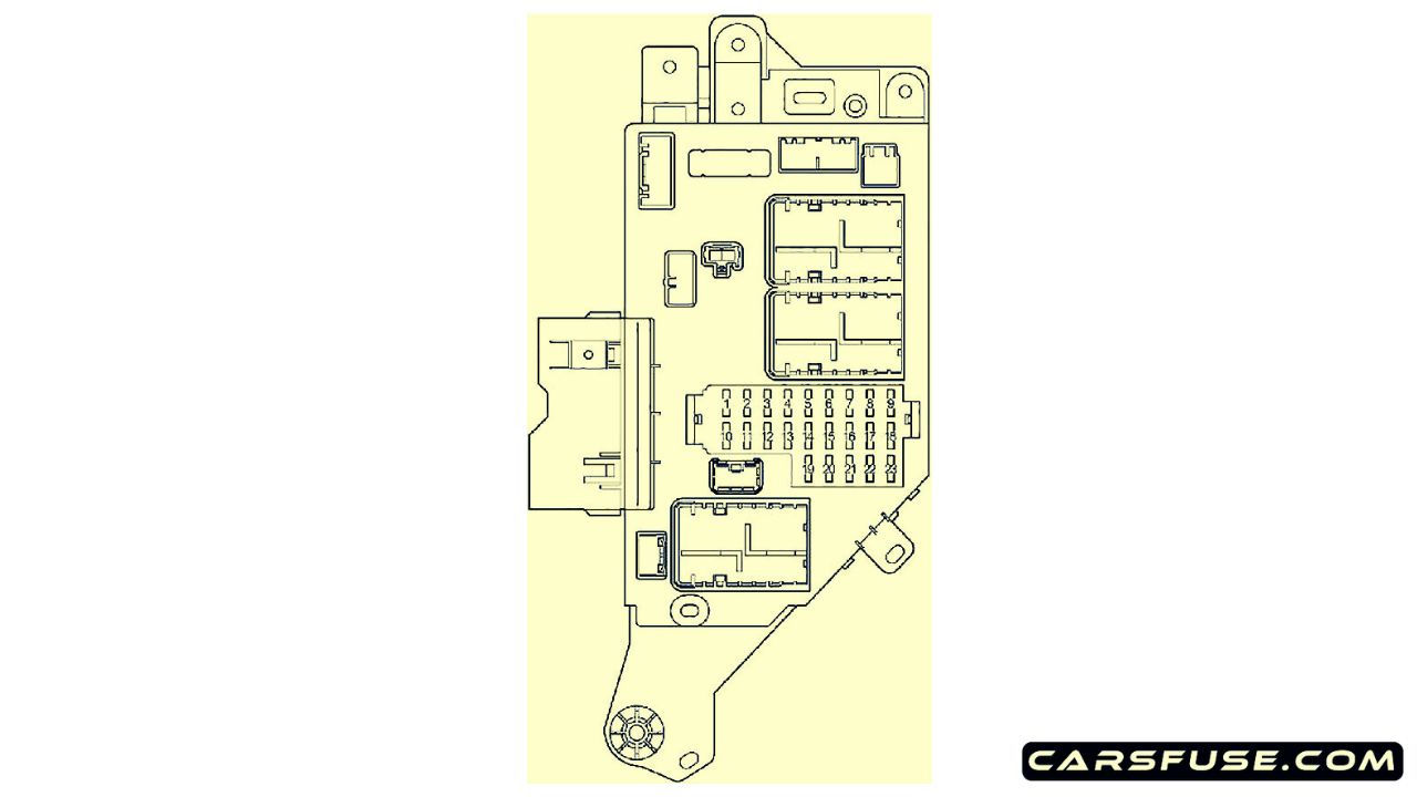 1998-2007 Toyota Land Cruiser (100/J100) fuse box diagram