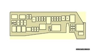 2003-2008 Toyota Matrix (E130) fuse box diagram
