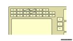 2003-2008 Toyota Matrix (E130) fuse box diagram