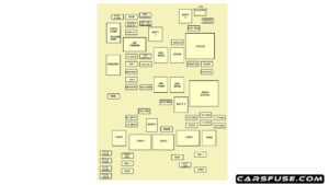 2006-2013 Chevrolet Impala fuse box diagram
