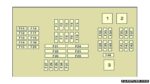 2007-2013 BMW X5 (E70) fuse box diagram