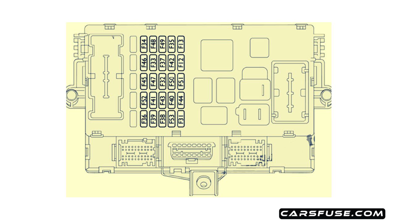 2007-2014 Fiat Ducato fuse box diagram