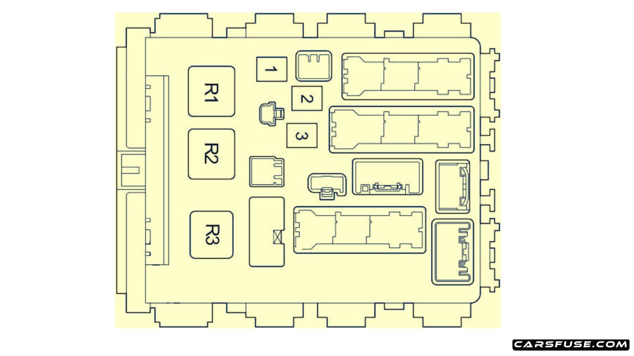 2009-2018 Toyota Verso (AR20) fuse box diagram