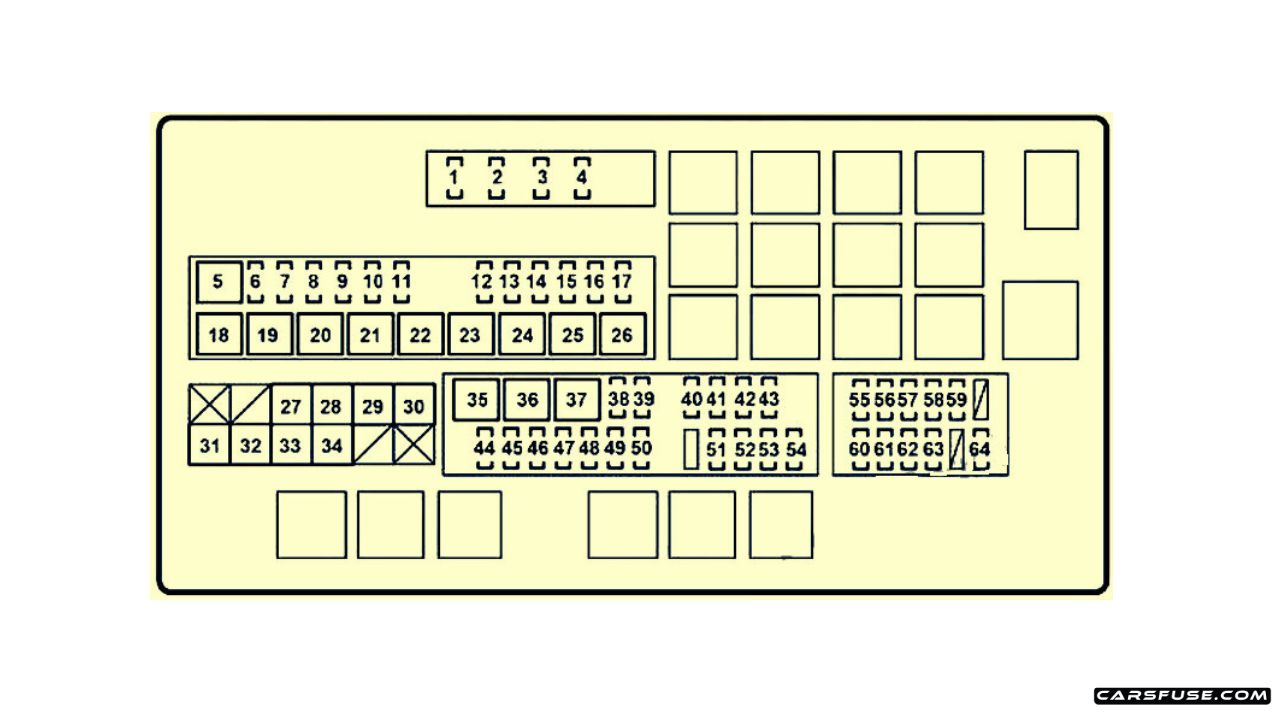 2008-2015 Lexus LX570 (J200) fuse box diagram