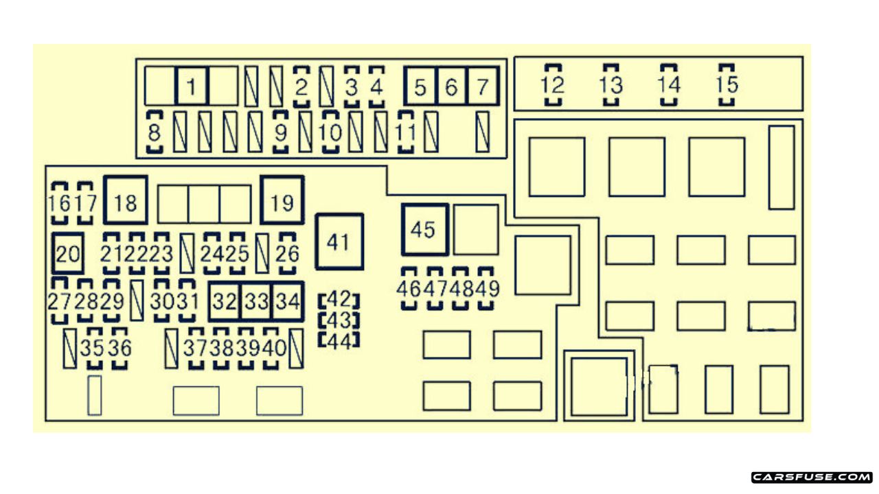 2010-2017 Toyota 4Runner (N280) fuse box diagram