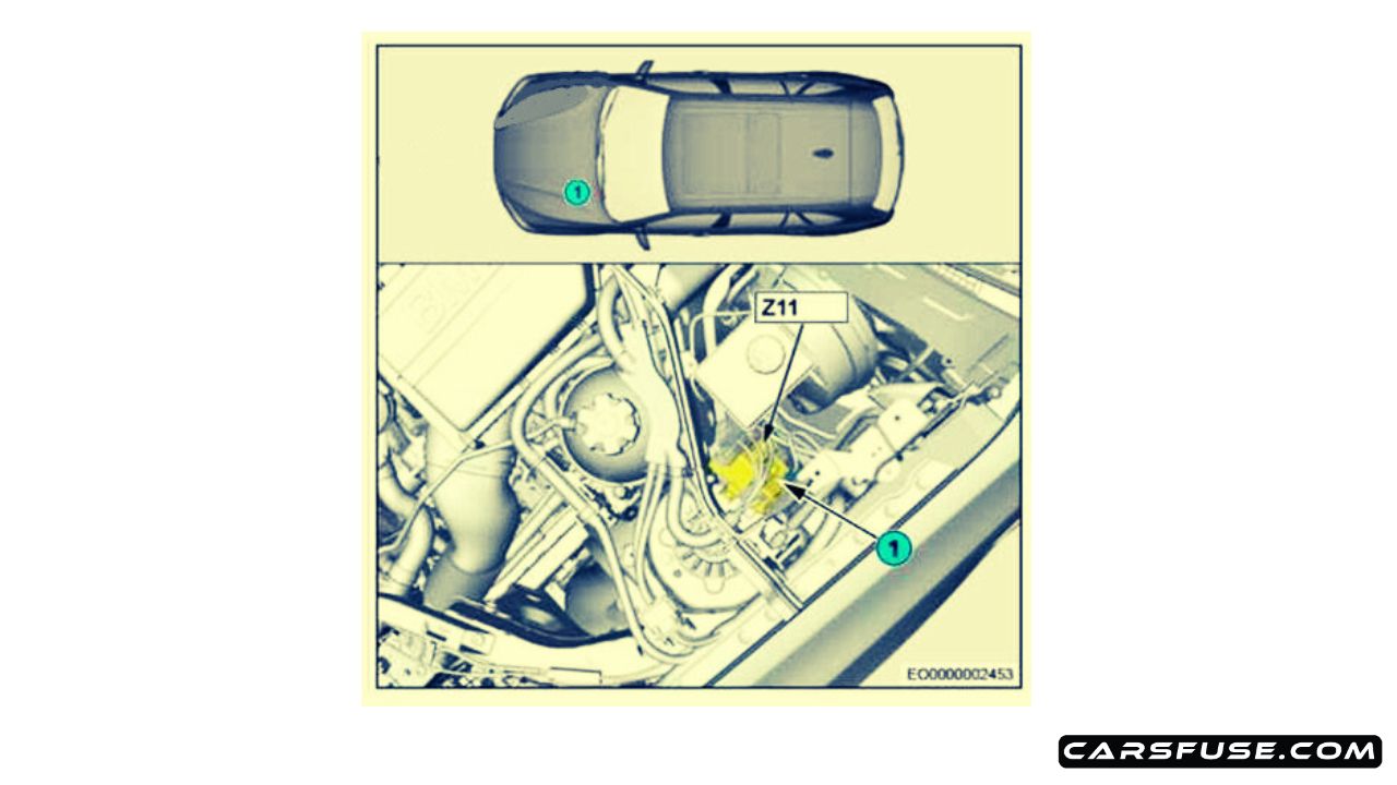 2011-2017 BMW X3 (F25) fuse box diagram